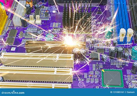 Electronic Circuit Board Stock Image Image Of Device 131085161