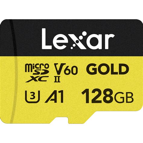 Lexar 128GB Professional GOLD UHS-II microSDXC LMSGOLD128G-BNNNG