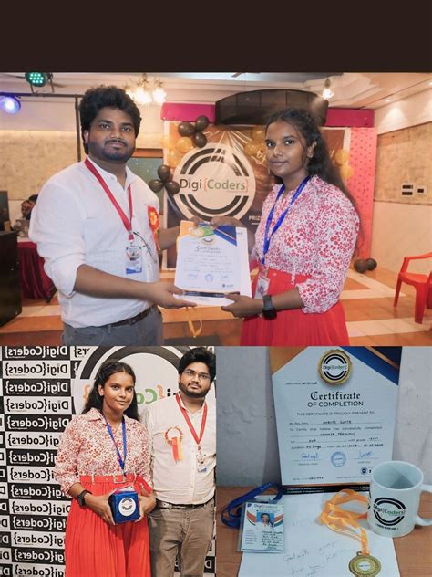 I Am Excited To Share That I Have Successfully Completed A 45 Days Summer Training Program For