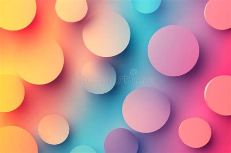 Colorful Overlapping Circles Create A Vibrant And Modern Abstract Background With A Gradient Of