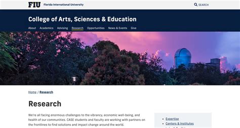 core website and feature examples fiu core resource hub