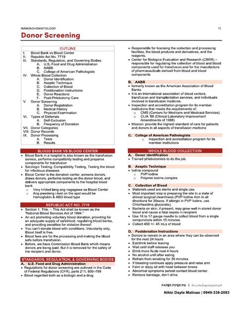 Donor Selection Transes Pdf
