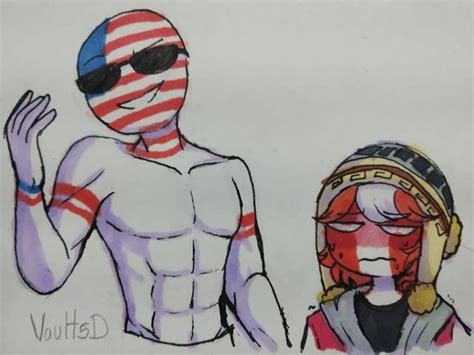 Usa X Perú Countryhumans Human Art Country Art Kawaii Anime