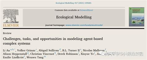基于agent的复杂系统建模：挑战、任务和机遇 知乎