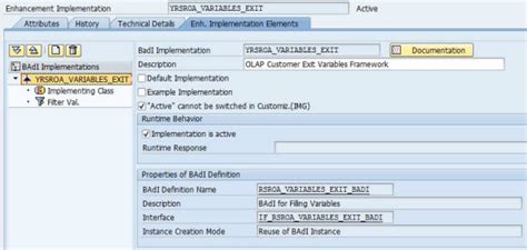 Implementing Framework For Customer Exit Olap Vari Sap Community
