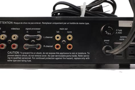 Adcom Gfp 555 Preampliﬁer Home Theater Component Preamp Get A Grip And More