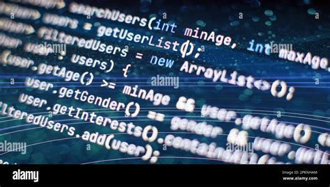 abstract computer script code new technology revolution technology