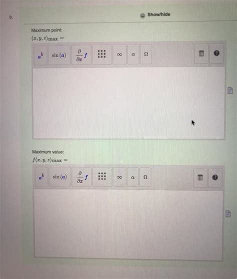 Solved Find The Minimum And Maximum Points Of F X Y Z 42