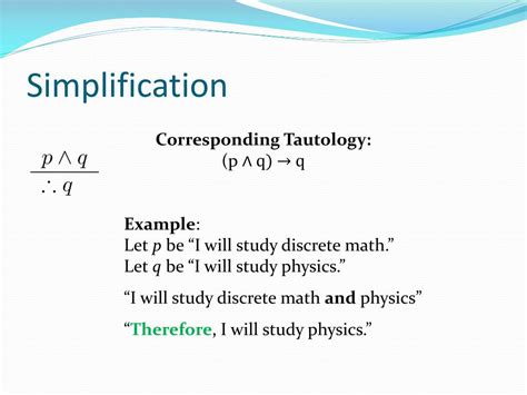 Ppt Discrete Mathematics Rules Of Inference And Proofs Powerpoint Presentation Id 6044417