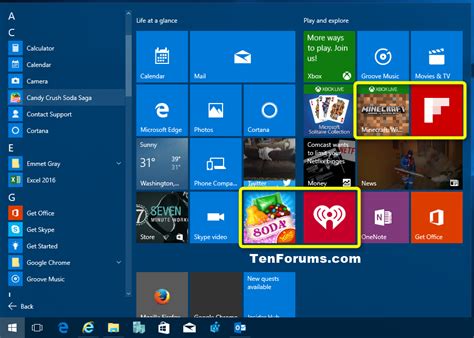 Enable Or Disable App Suggestions On Start In Windows 10 Tutorials