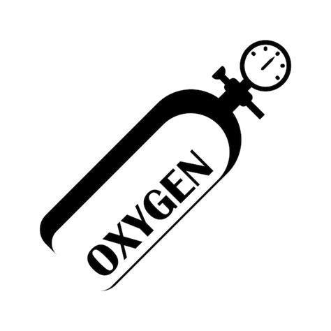 Premium Vector Oxygen Tube Icon Logo Vector Design Template