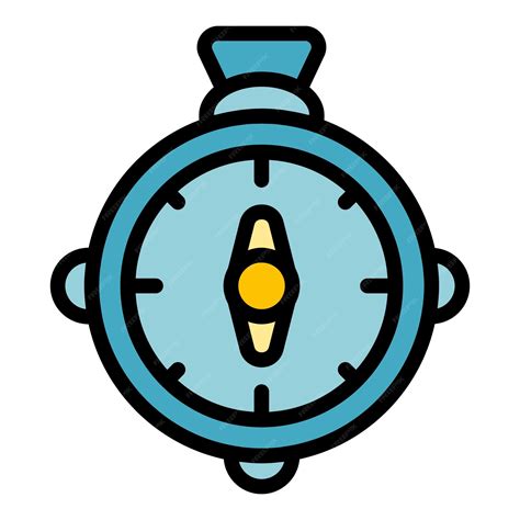 Premium Vector Campsite Compass Icon Outline Campsite Compass Vector Icon For Web Design