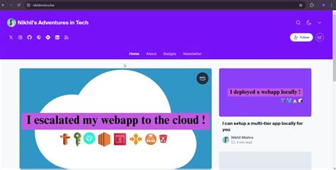 nikhil mishra on linkedin deploying on local was good but my laptop