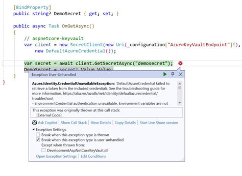 Damien Bowden On Linkedin Using Aspnet Core With Azure Key Vault