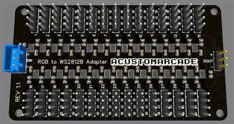 Ws2812b Rgb Adapter 30 Rgb Acustomarcade