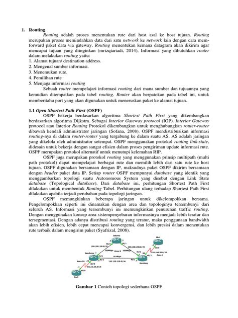 Perbedaan Routing Ospf Dan Rip Pdf
