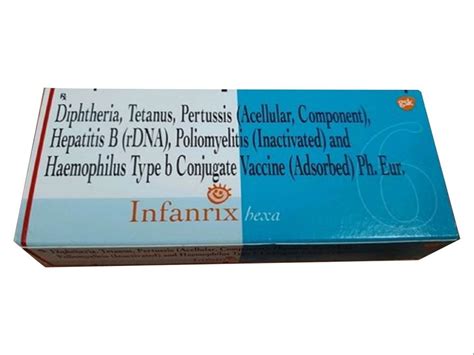 Infanrix Hexa Vaccine 1 Ml Prescription At ₹ 2800box In Chennai Id