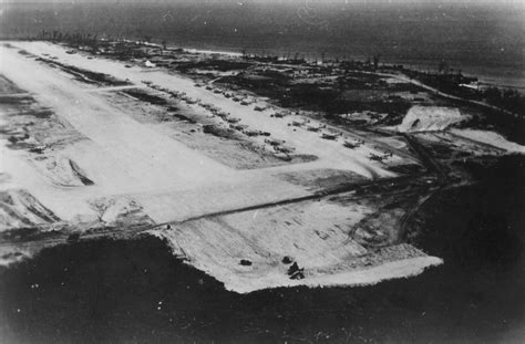 Us Army Airfield During Wwii Planes Are B 24s Likely In The Pacific