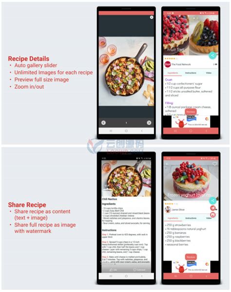 Cookbook美食烹饪做法食谱菜谱分享android应用app源码v16 云数据库部署免服务器 云创源码