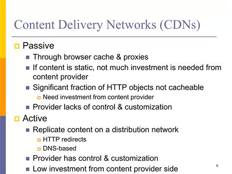 Content Delivery Networks Cdn Pptx Web Hosting Internet