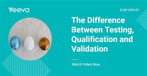 The Difference Between Testing Qualification And Validation Video