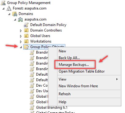 Backup And Restore Group Policy Object In WindowsMustBeGeek