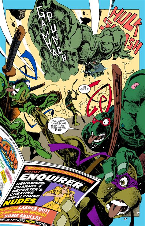 Tmnt Vs Hulk Fanart Piece Made By Me Panagiotis Vlamis A Year Back Green Clash Rtmnt