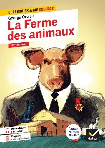 La Ferme Des Animaux 1945 De George Orwell Poche Livre Decitre