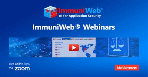 Webinars Immuniweb