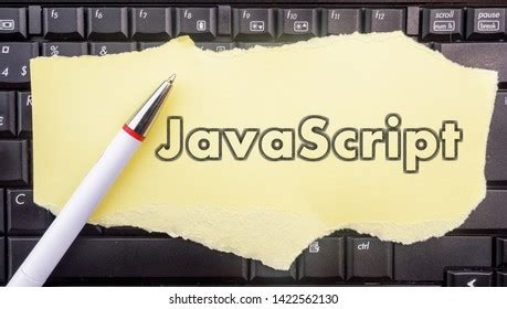 Javascript Programming Language Paper Width Word Stock Photo Shutterstock