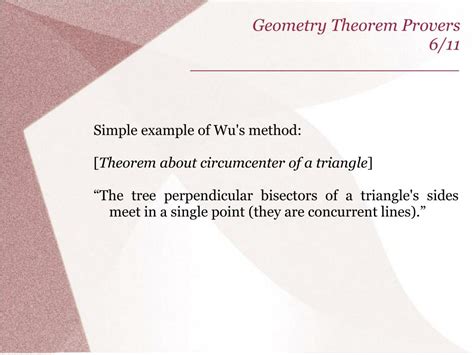 Ppt Java Implementation Of Wus Method For Automated Theorem Proving