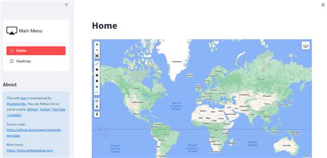 github giswqs streamlit template a streamlit app template based on
