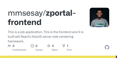 GitHub Mmsesay Zportal Frontend This Is A Job Application This Is The Frontend And It Is