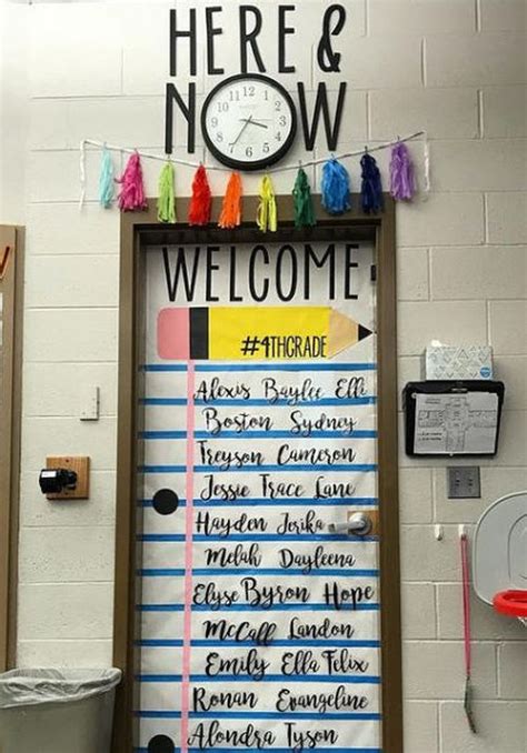 Welcome Back Classroom Door Decorations