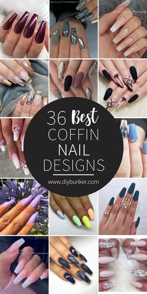 36 Best Coffin Nail Designs You Should Be Rocking Coffin Nails