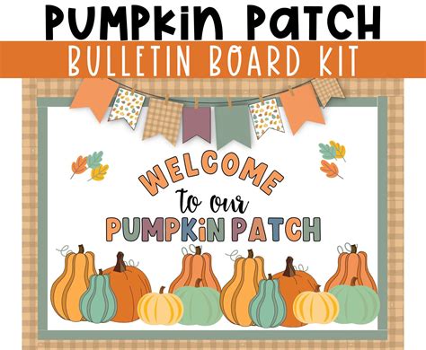 Welcome To Our Pumpkin Patch Bulletin Board Kit Fall Bulletin Board
