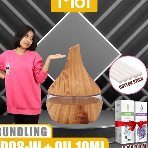 Jual Terbaik [ Paket Bundling ] Moi Humidifier Air Aromaterapi