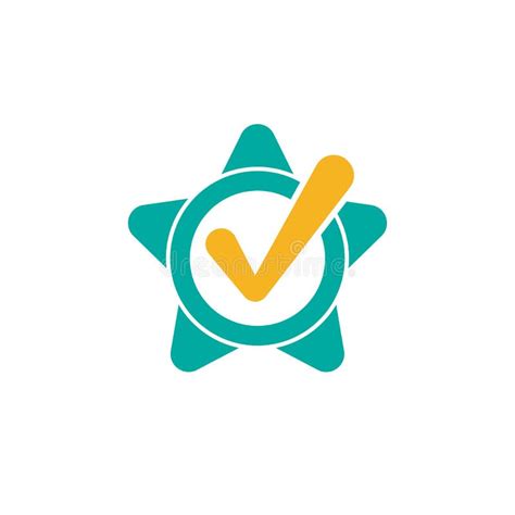Valid Seal Icon Blue Circle With Ribbon Stars And Gold Tick Flat Ok