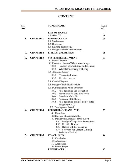 Solar Based Grass Cutter Machine Pdf
