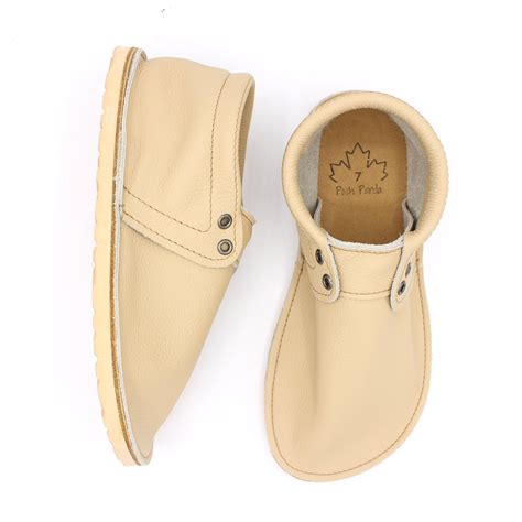 Ladies Hampton Mocs Latte Rugged Soles Posh Panda