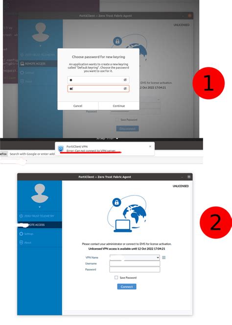 Ubuntu First Forticlient Login Fails Fortinet Community