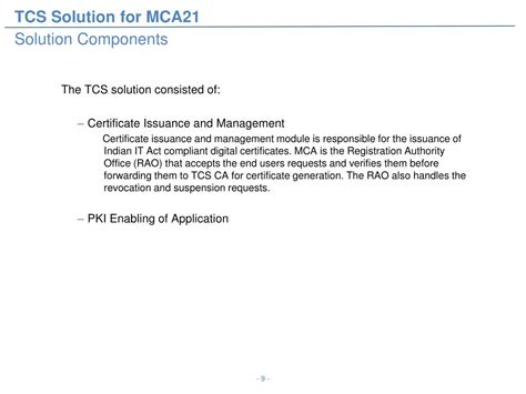 ppt pki enabling applications mca implementation powerpoint