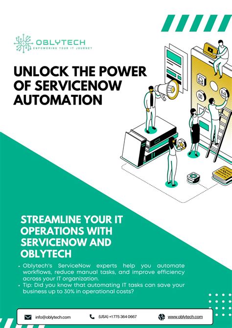 Servicenow Automation Itsolutions Digitaltransformation Efficiency… Oblytech