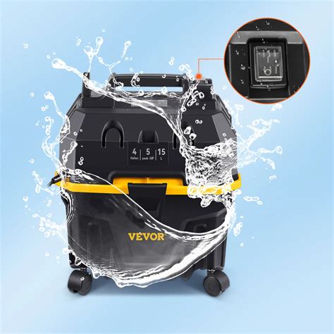 Vevor Wet Dry Vac 4 Gallon 5 Peak Hp 3 In 1 Shop Vacuum With Blowing