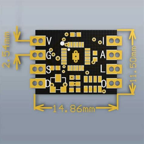 Compact 6 Dof Gyroscope Sensor Module Zy Mpu 6050 For Precision Motion