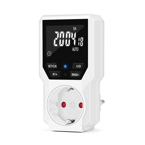 digital timer switch eu programmable electronic timer socket outlet