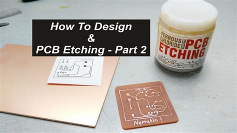 How To Design And Pcb Etching Part 2 7 Steps With Pictures