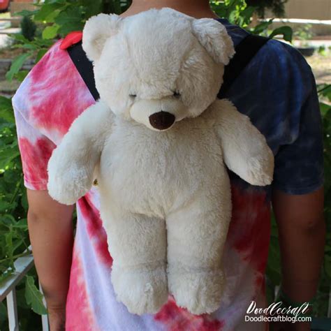 How To Make A Teddy Bear Backpack Diy