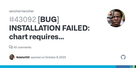 Bug Installation Failed Chart Requires Kubeversion