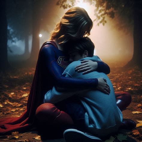 Supergirl Comforts Teenager By Writer 40 On Deviantart
